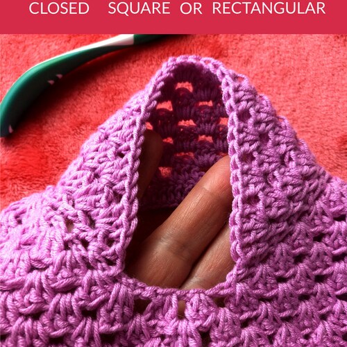How to Crochet OPEN SQUARE GRANNY Yokes With Step by Step - Etsy