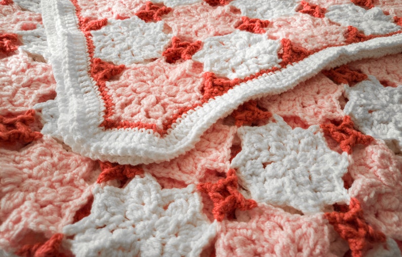 CROCHET PINWHEEL AFGHAN Pattern / Pinwheel Blanket Crochet Pattern ...