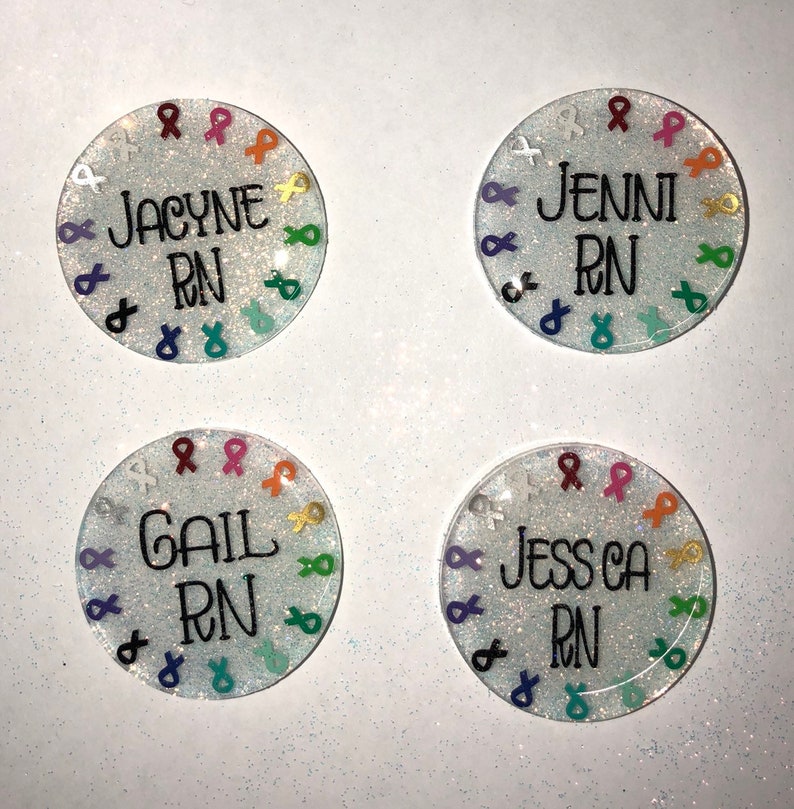 Personalized Cancer awareness Oncology id badge reel. | Etsy