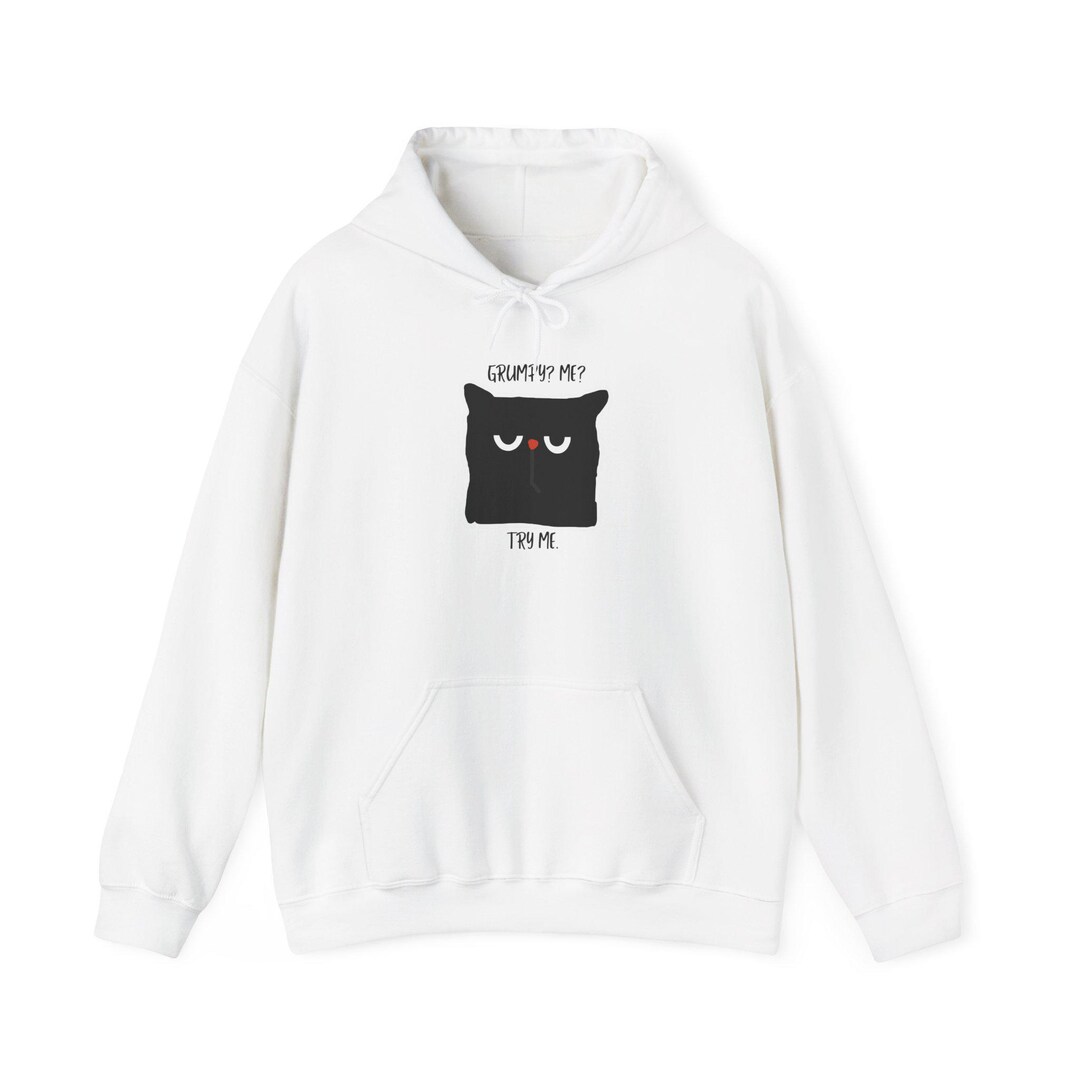 You Touch You Die Hoodie - Grumpy Cat Lover Gift - Etsy