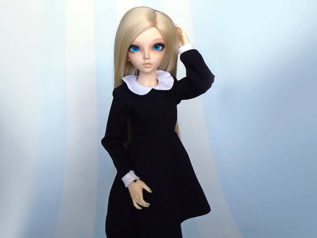 BJD MSD Clothes, 1/4 Black Goth Dress for Minifee Girl - Etsy