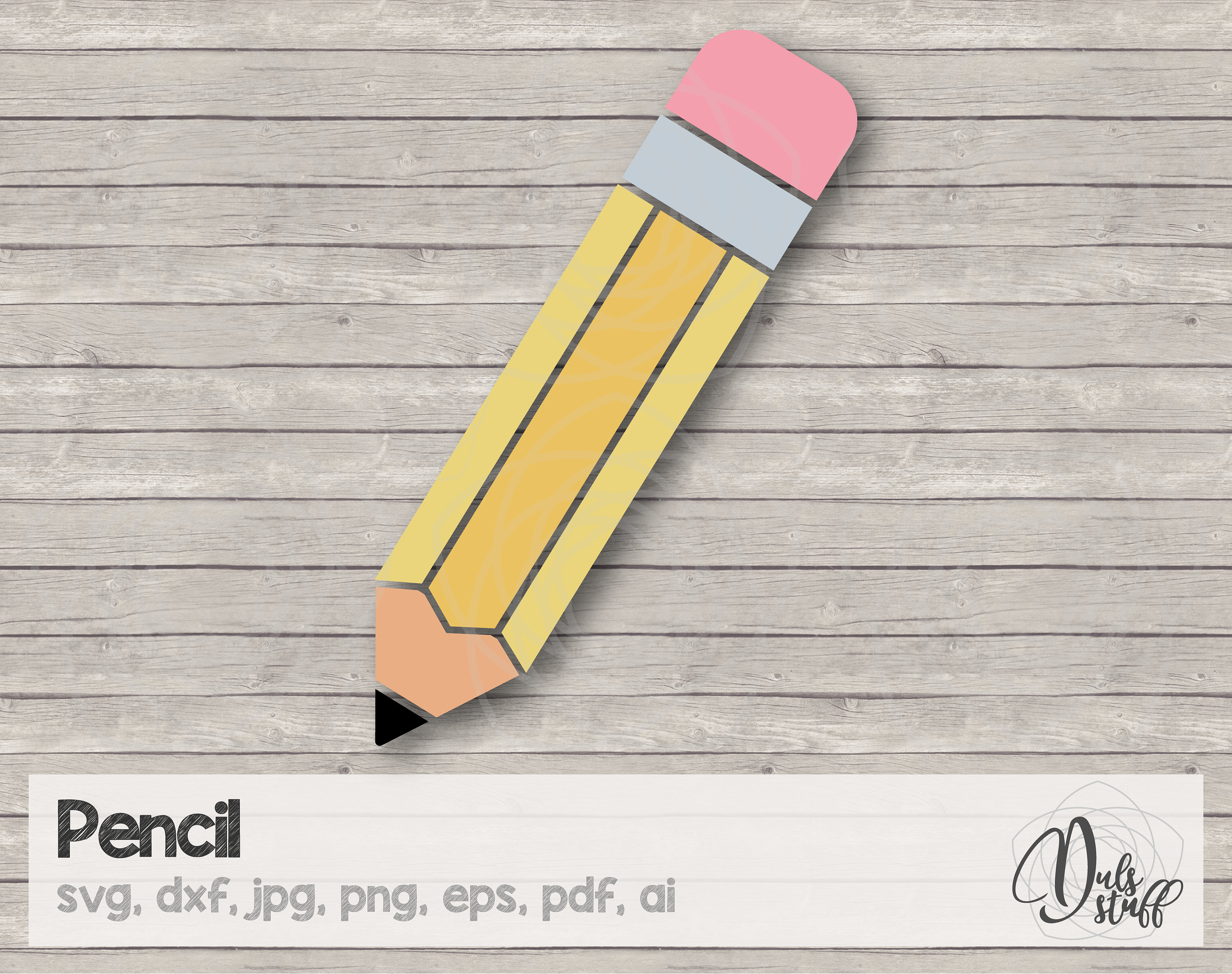 Pencil svg pencil cricutpencil silhouette pencil cut files | Etsy