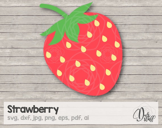 Strawberry svg, strawberry cricut, strawberry silhouette, strawberry ...