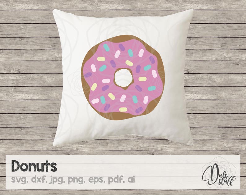 Donut Svg Bundle Set of 4, Donut Svg, Svg, Donut Cut Files, Vinyl Decal ...