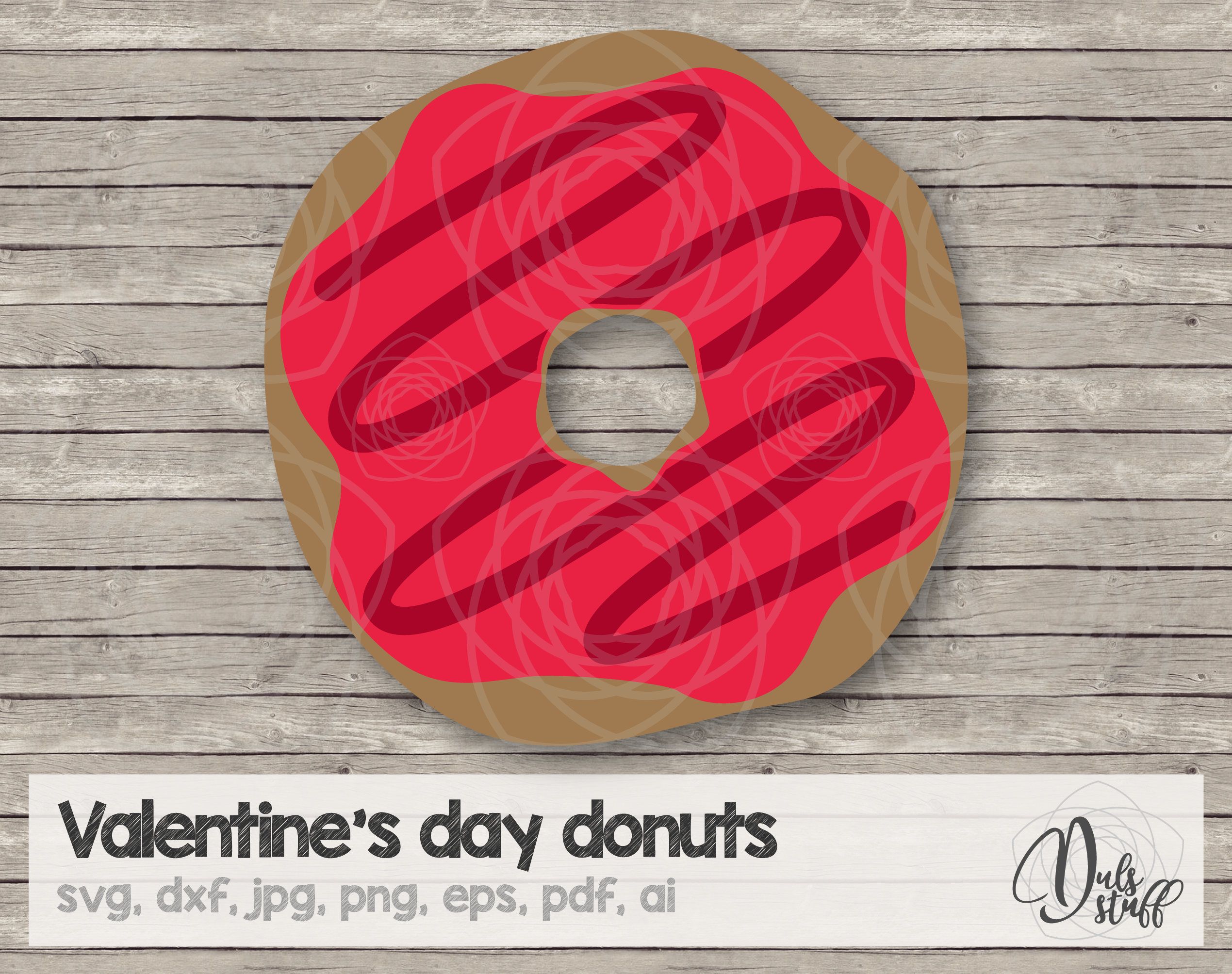 Donut Svg Bundle Set of 4, Donut Svg, Donut Cut Files, Vinyl Decal ...