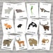 Printable Kid’s Zoo Animals Flashcards, English-spanish - Etsy