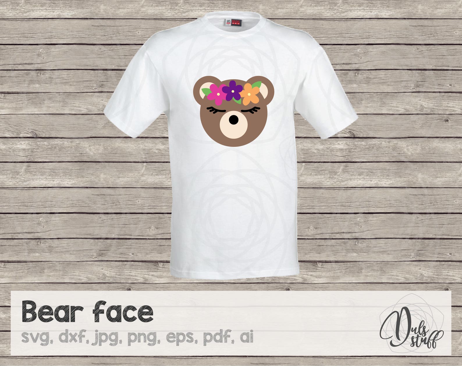 Bear Bear Face Bear Face Svg Bear Face Cricut Bear Face - Etsy