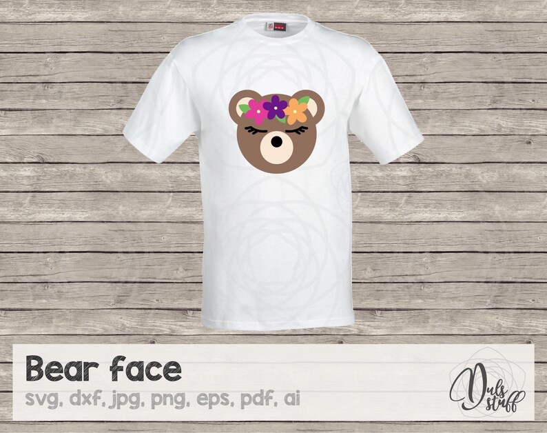 Bear, Bear Face, Bear Face Svg, Bear Face Cricut, Bear Face Silhouette ...