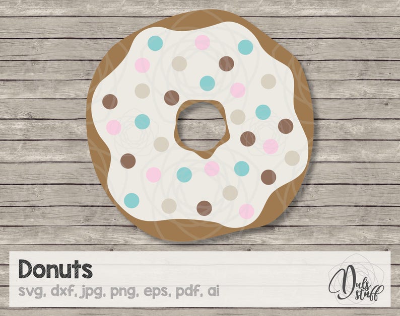 Donut Svg Bundle Set of 4, Donut Svg, Svg, Donut Cut Files, Vinyl Decal ...
