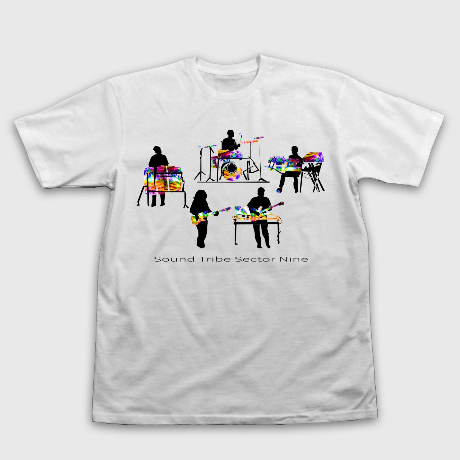 STS9 Silhouette T-shirt (white) - Etsy