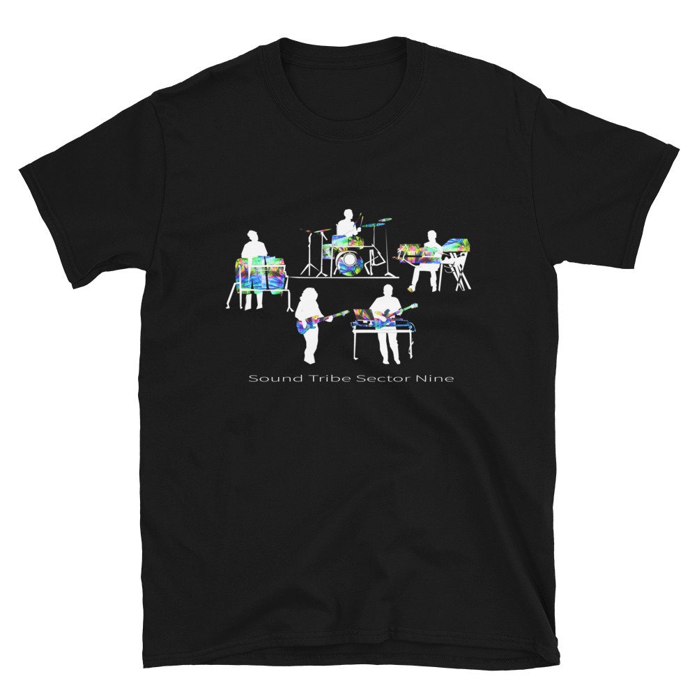 STS9 Silhouette T-shirt black - Etsy