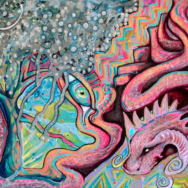 Rainbow Serpent - Etsy