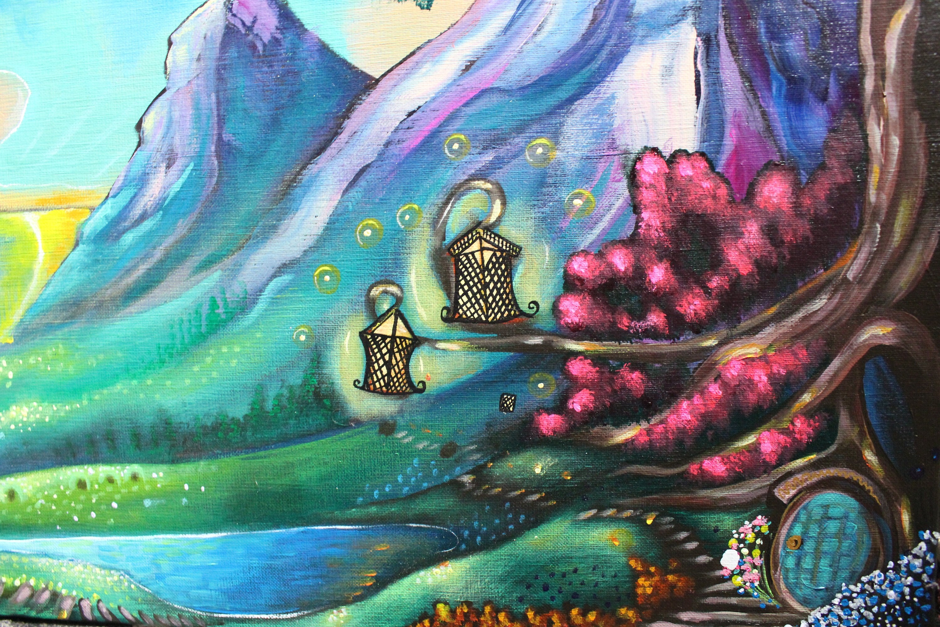 The Shire and Middle Earth, Digital Print, Living Room Wall Decor ...