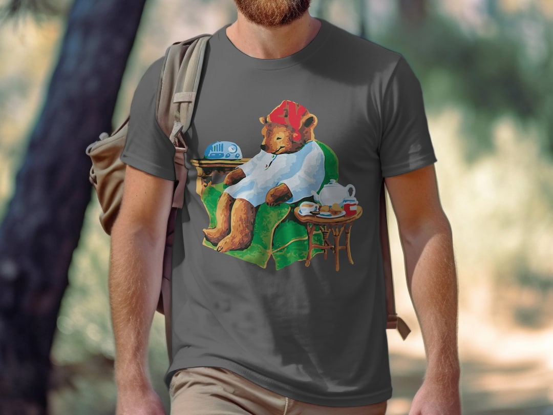 Sleepy Time Bear Tshirt, Cozy Vibes Only, Tea Time Bear, Bear Just ...