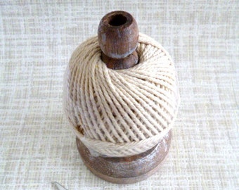 Wood string holder | Etsy