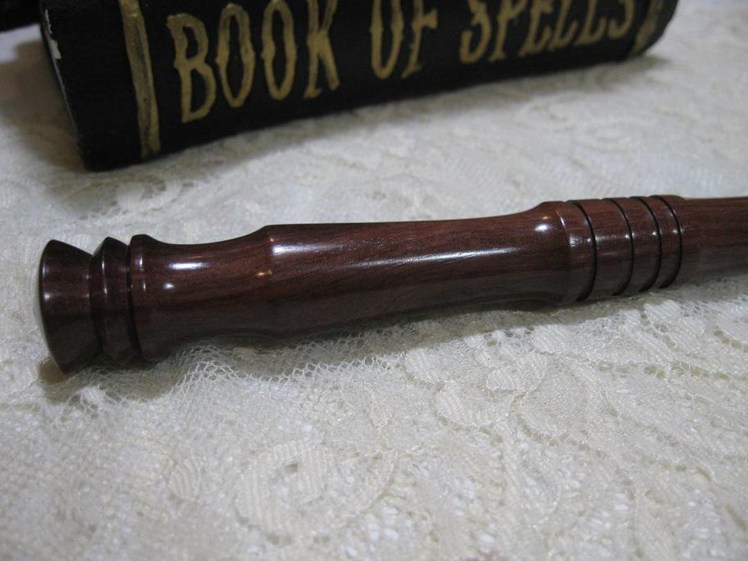 Turned Wood Wand - Katalox - Etsy UK