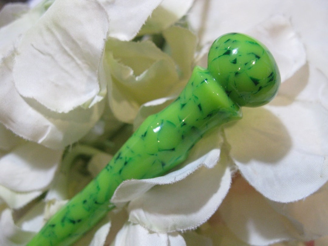 Light Green Acrylic Hair Stick - Etsy