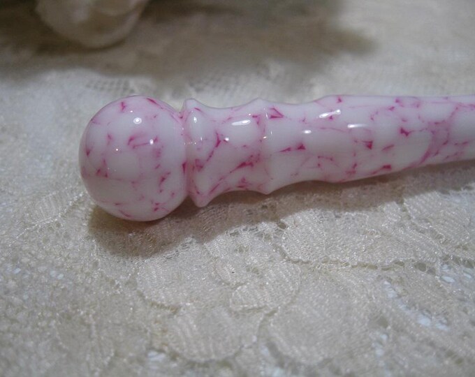 Acrylic Hair Stick--pink Pebble-- - Etsy