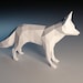 Arctic Fox Papercraft Pattern DIY Origami Model - Etsy