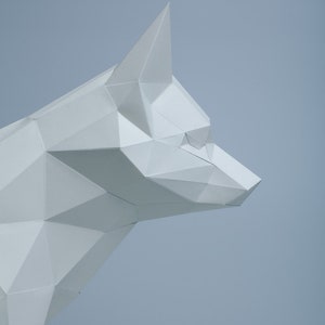Arctic Fox - Papercraft Pattern - DIY Origami Model - Downloadable PDF ...
