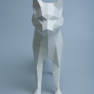 Arctic Fox - Papercraft Pattern - DIY Origami Model - Downloadable PDF ...