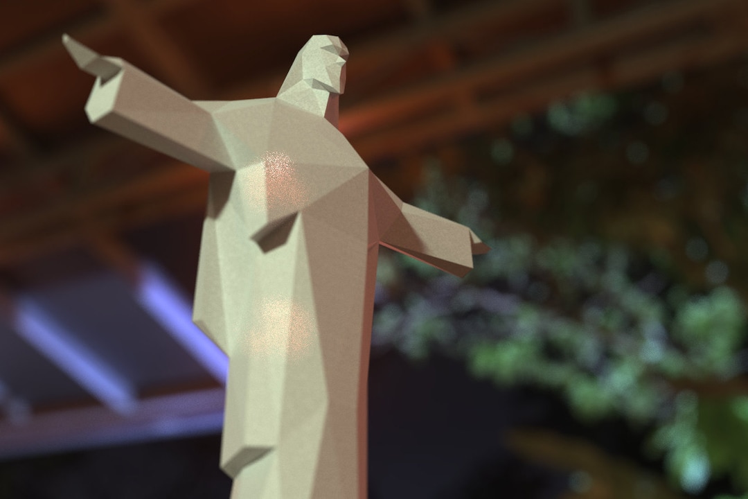 Christ the Redeemer 3D Paper Model: Rio Landmark (instant Download) - Etsy