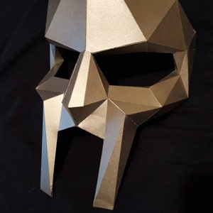MF Doom Mask - Printable Paper Model - 3D Papercraft Model - Download ...