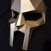MF Doom Mask - Printable Paper Model - 3D Papercraft Model - Download ...