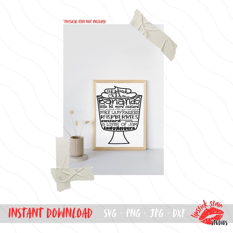 Rachel's Trifle SVG - Etsy