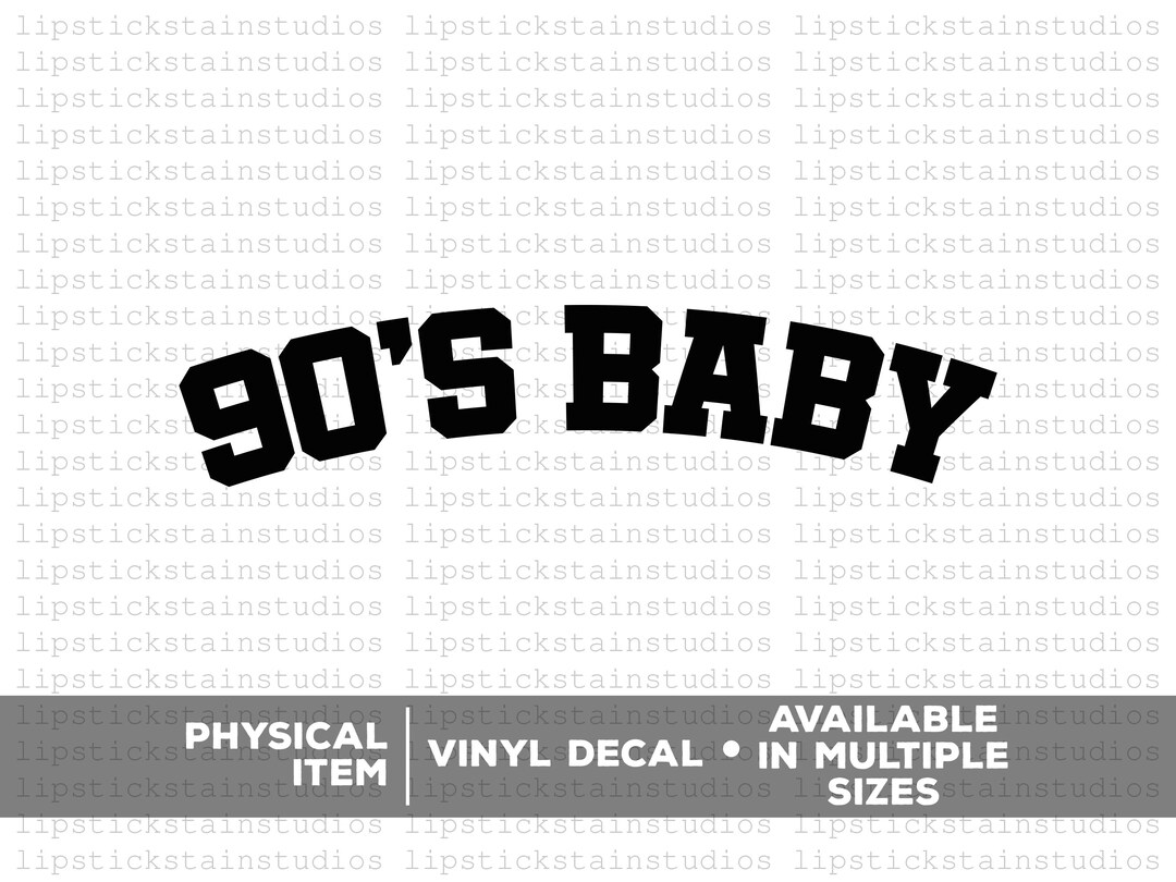 90's Baby Decal - Etsy