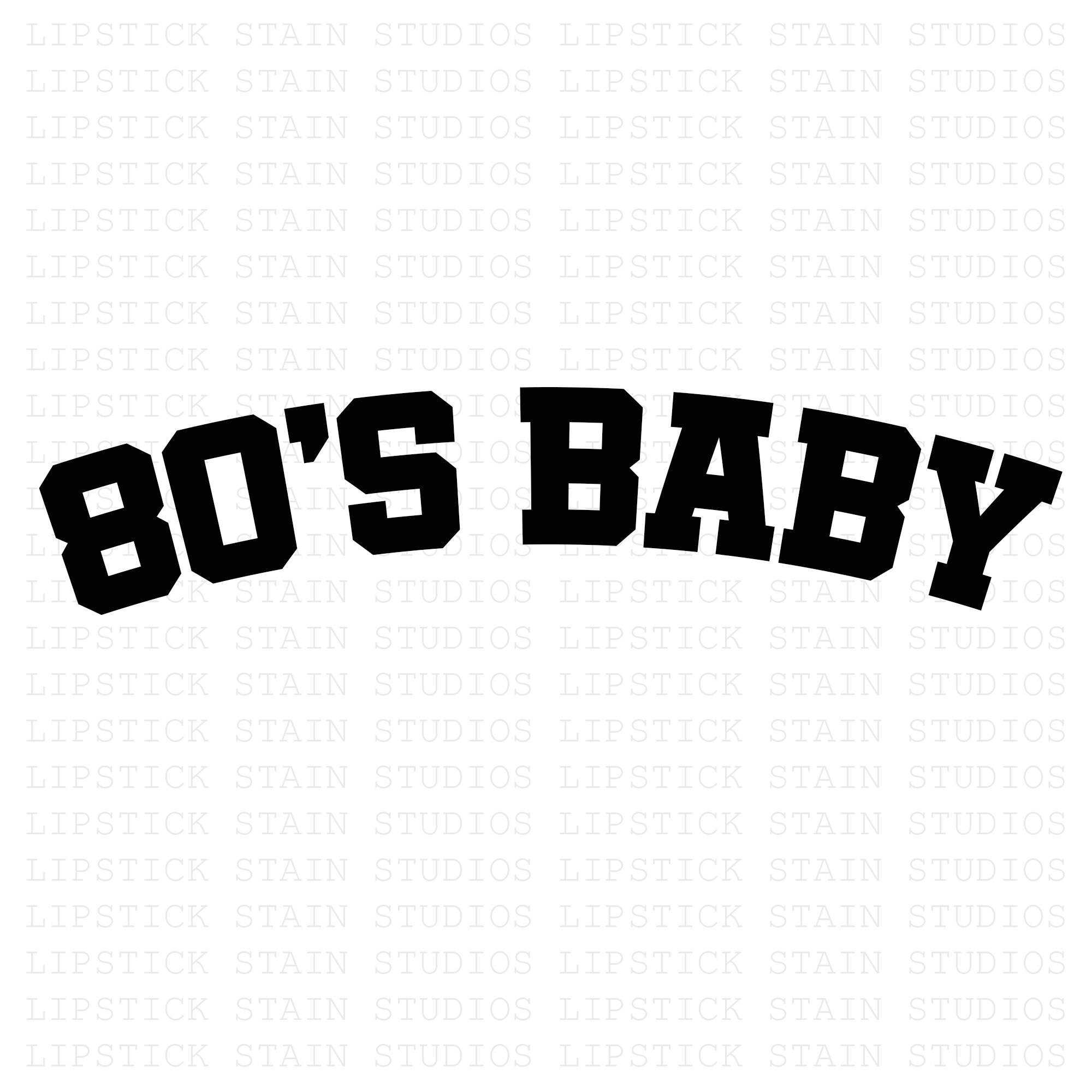80's Baby SVG - Etsy