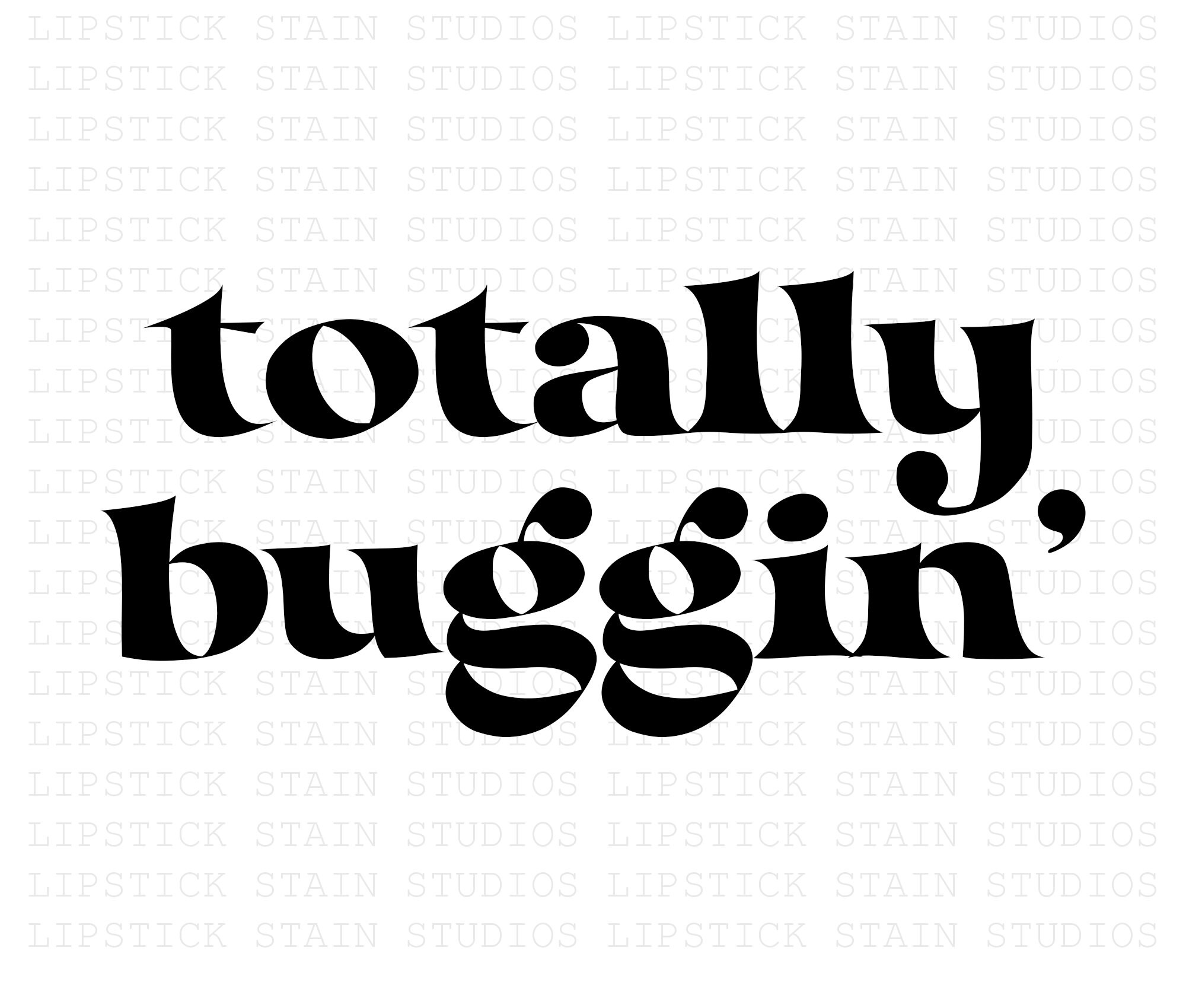 Totally Buggin' SVG - Etsy