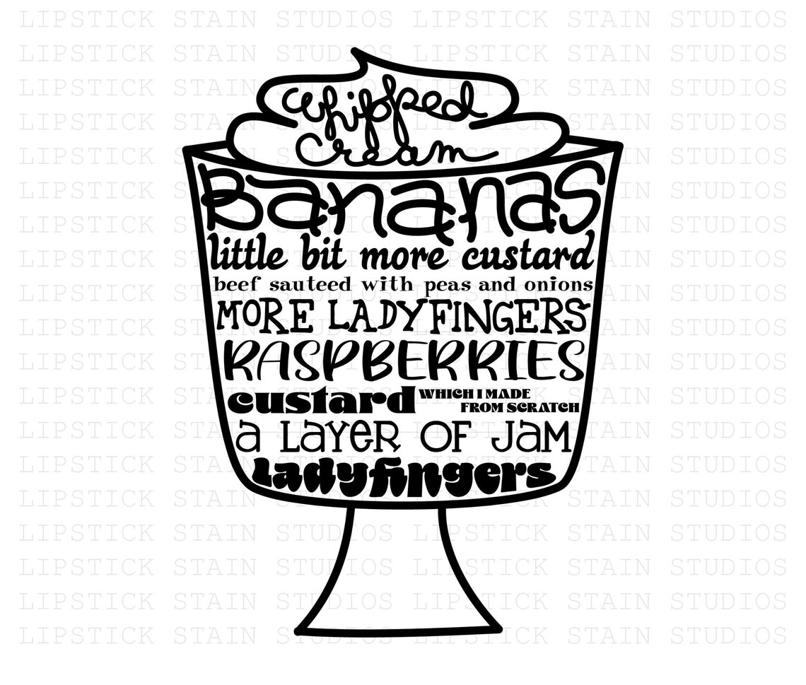 Rachel's Trifle SVG - Etsy