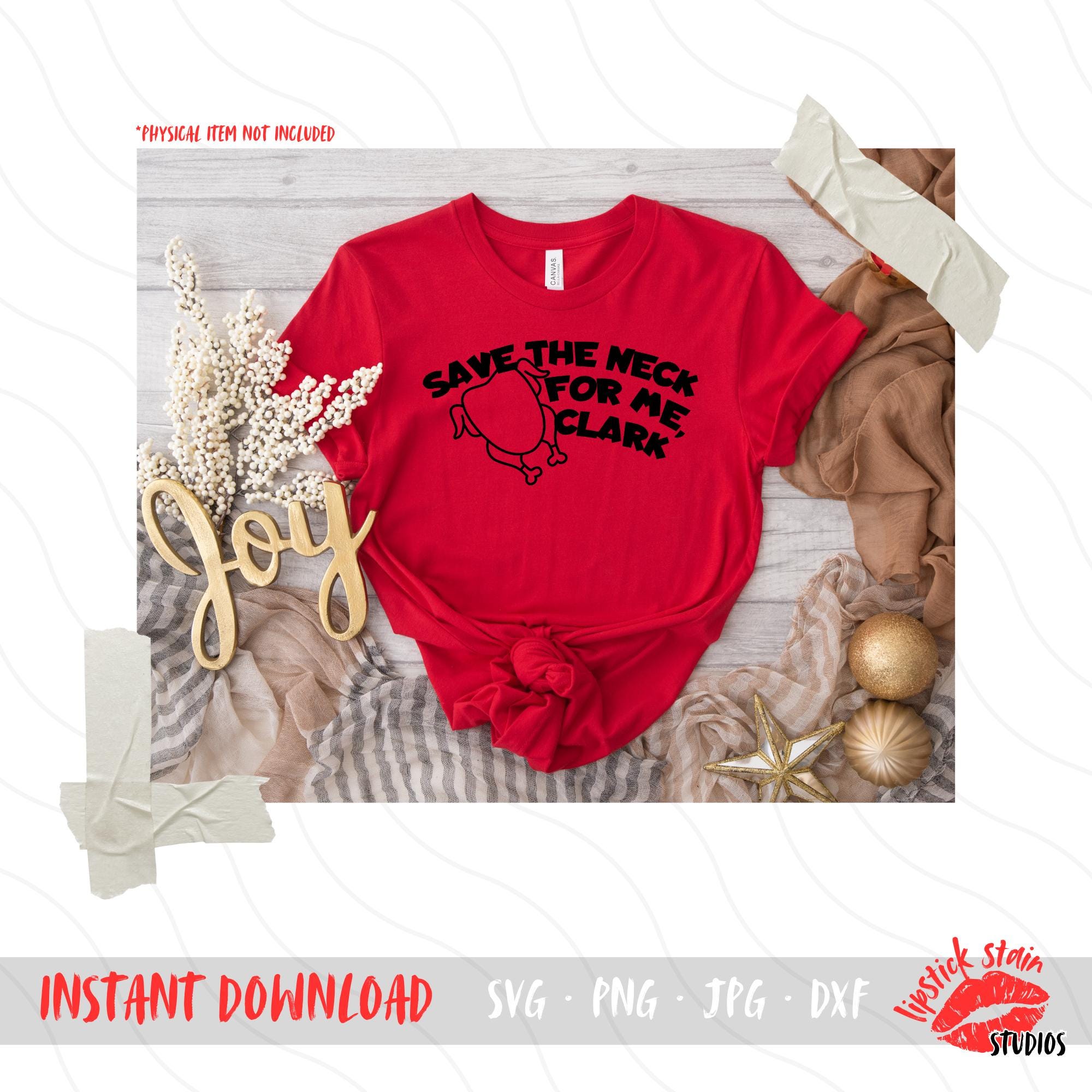 Save the Neck for Me, Clark SVG - Etsy