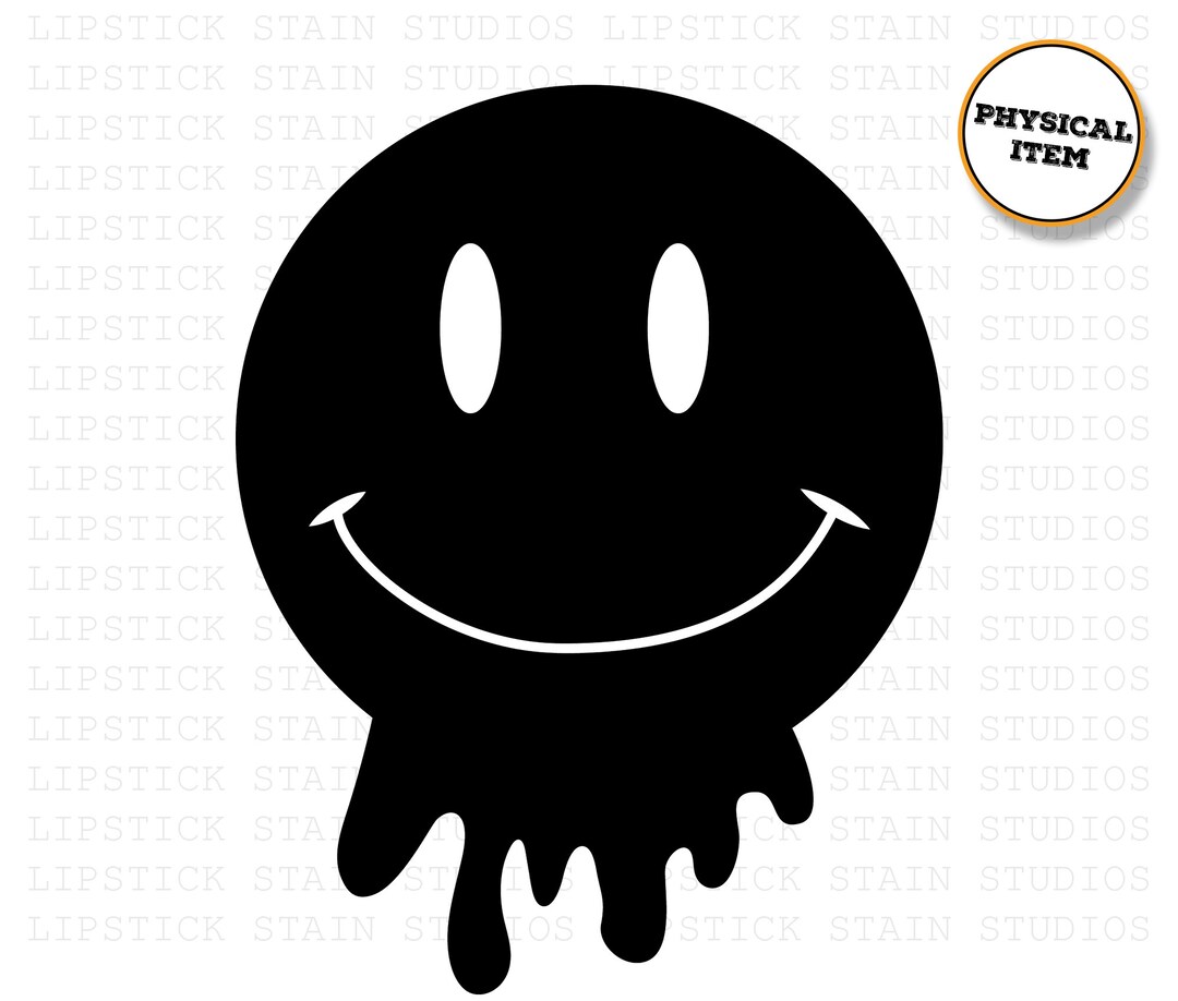 Smiley Face Decal - Etsy