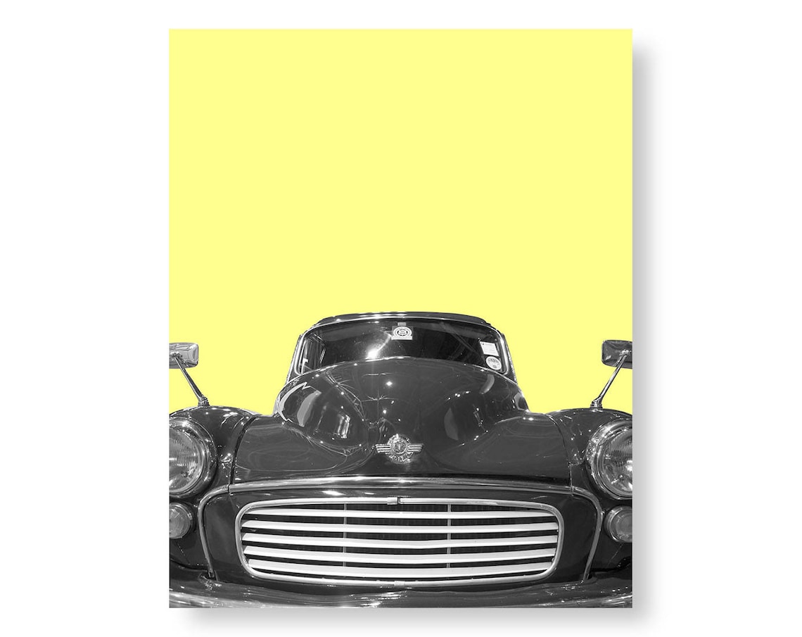 Morris Minor Downloadable Print, 3 Color Versions Included - Etsy