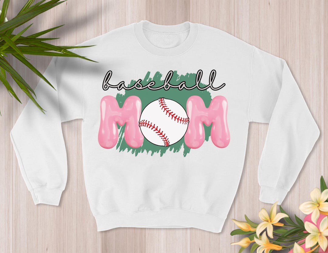 Baseball Mom PNG, Bubblegum Font Mom Sublimation Design, Baseball Mama ...