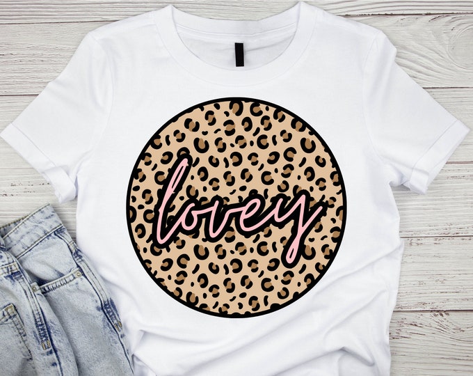 LOVEY Cheetah Circle, Lovey SVG, Lovey PNG, Lovey Sublimation, Lovey ...