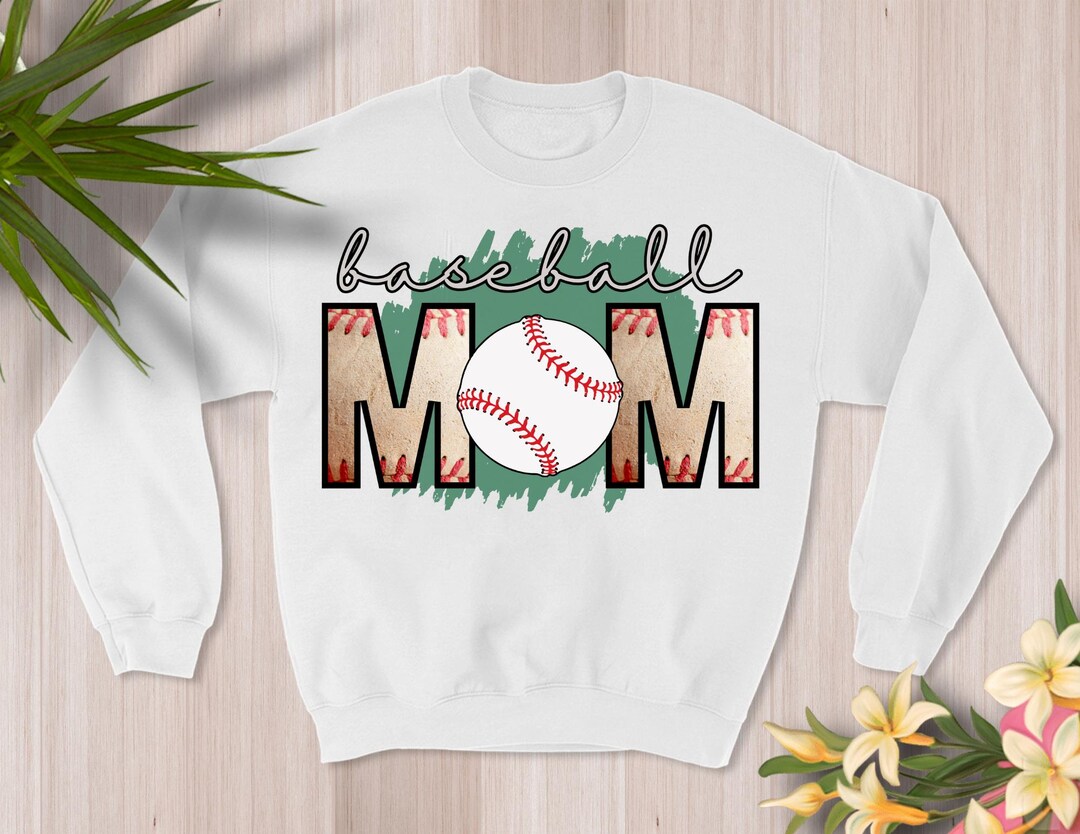 Baseball Mom PNG, Baseball Texture Font Mom Sublimation Design ...
