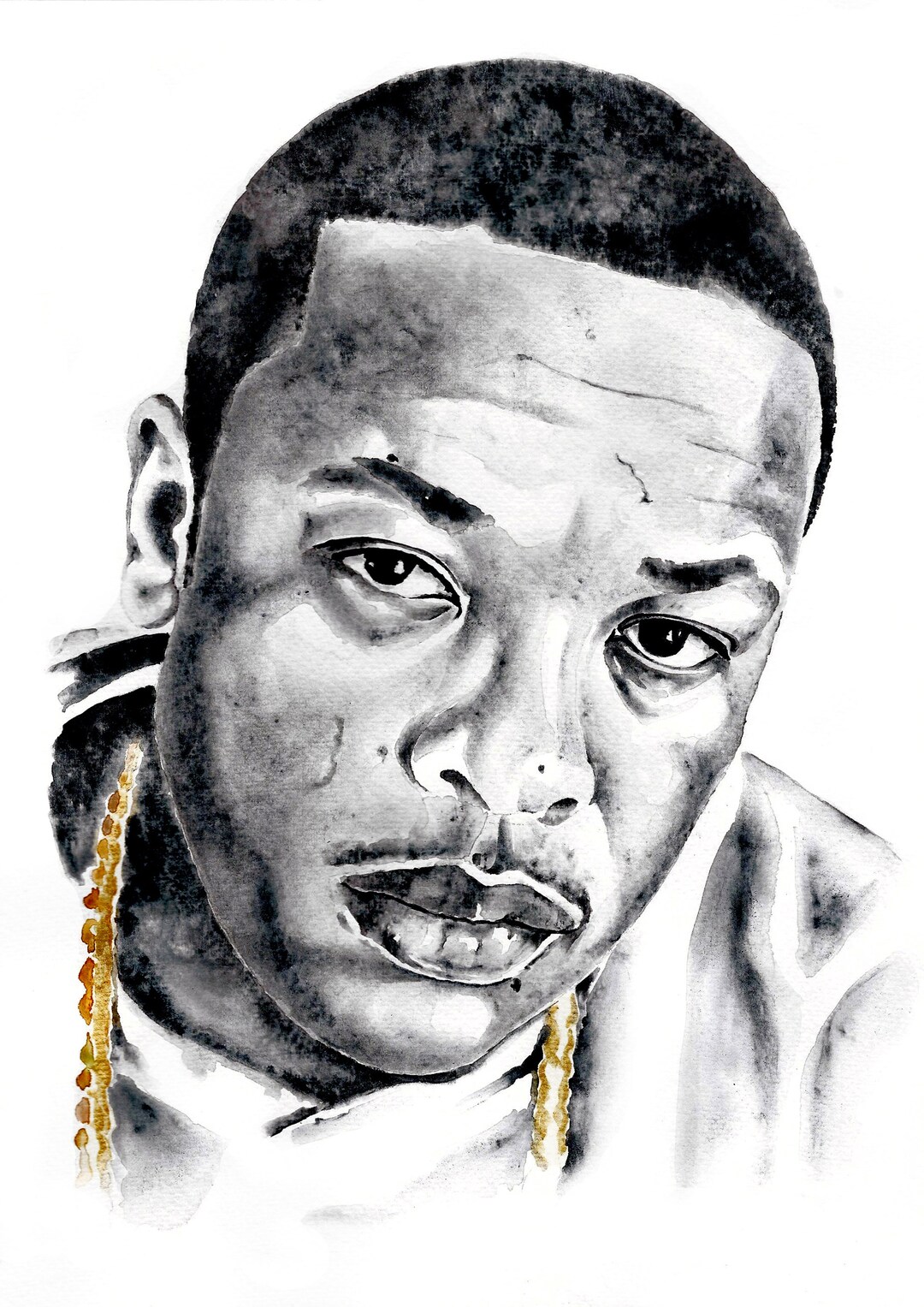 Dr.dre Instant Printable Wall Art of an Original Watercolor - Etsy