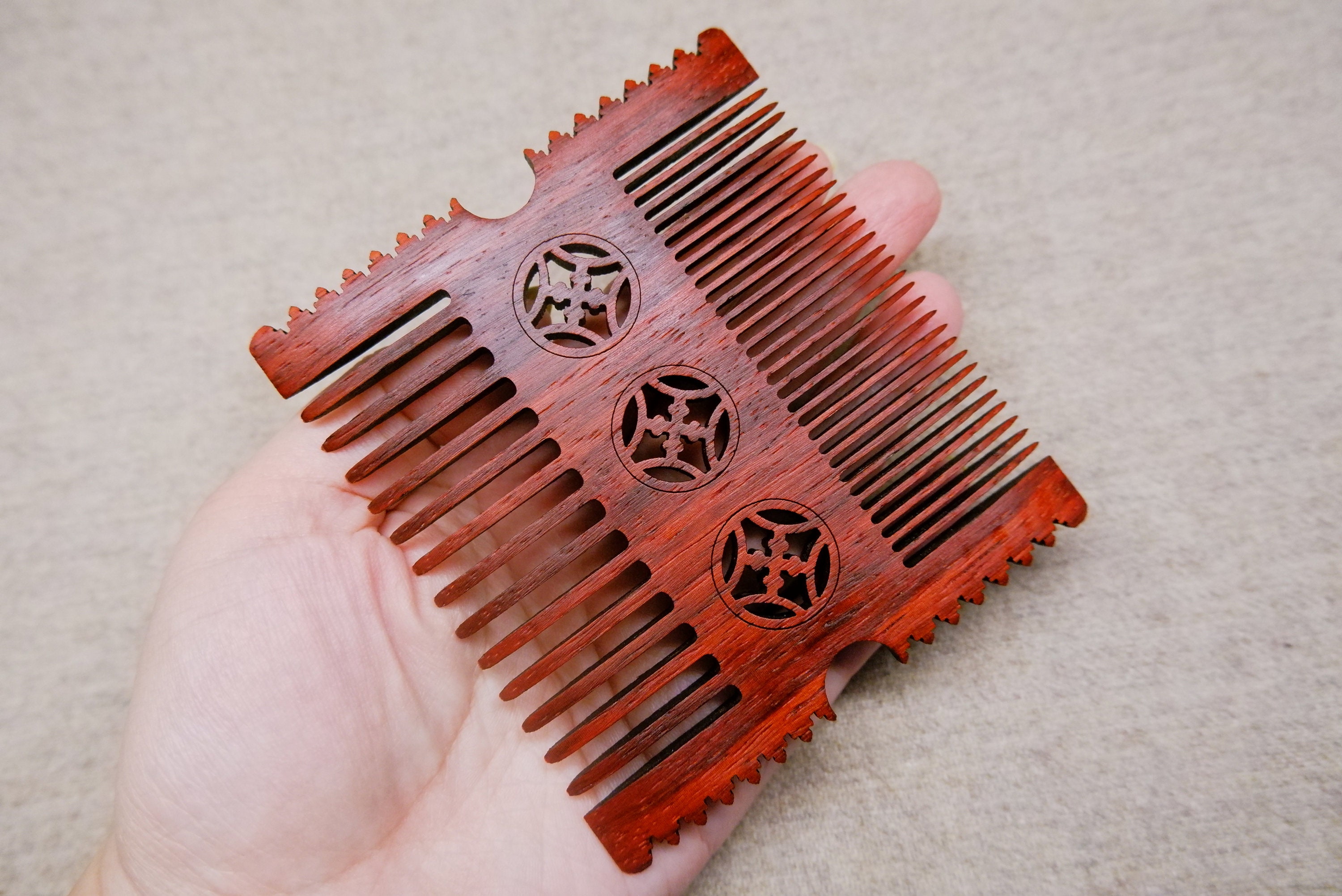 Medieval Style Wooden Comb | Etsy