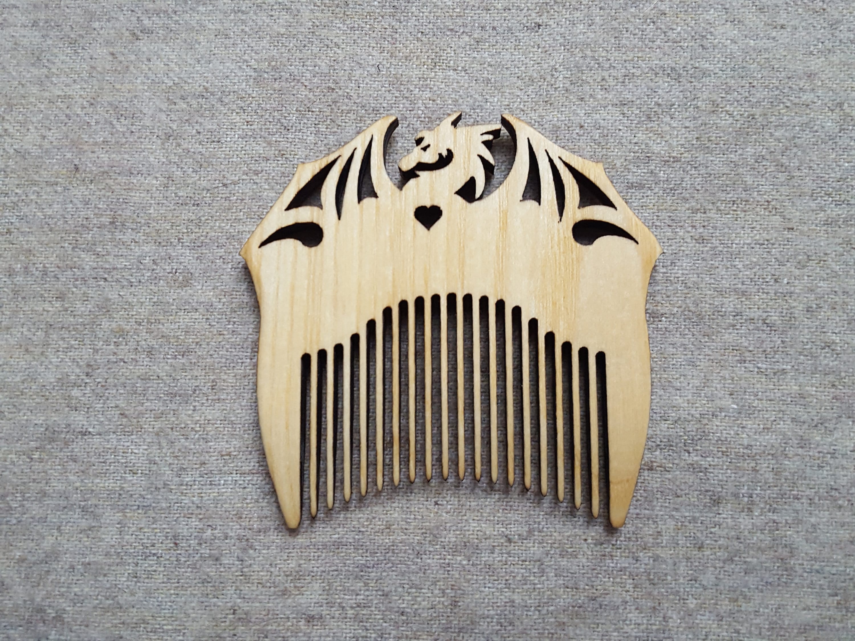 Fantasy Wooden Comb Dragon Comb | Etsy