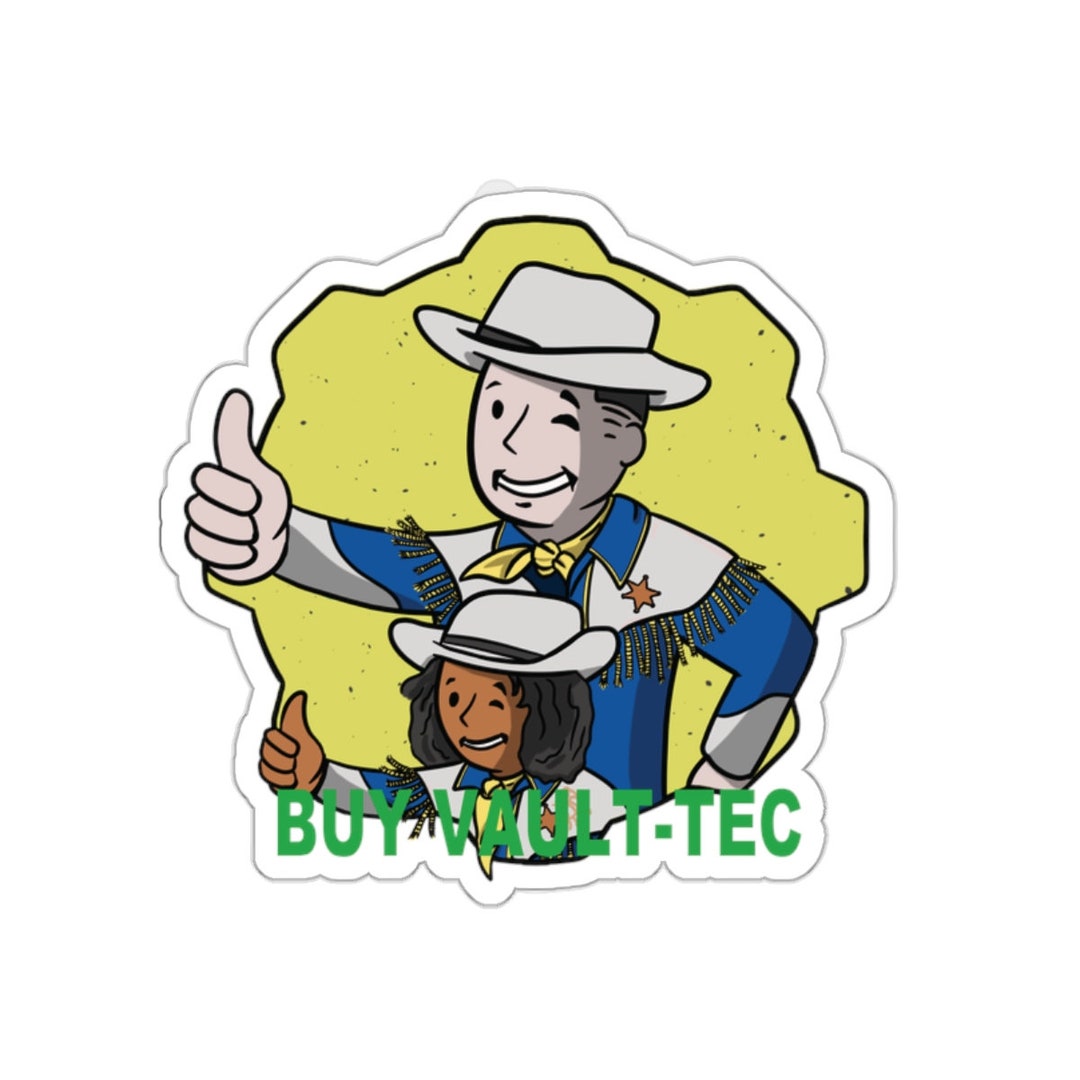 Fallout Nuclear Family Buy Vault-tec Sticker - Etsy