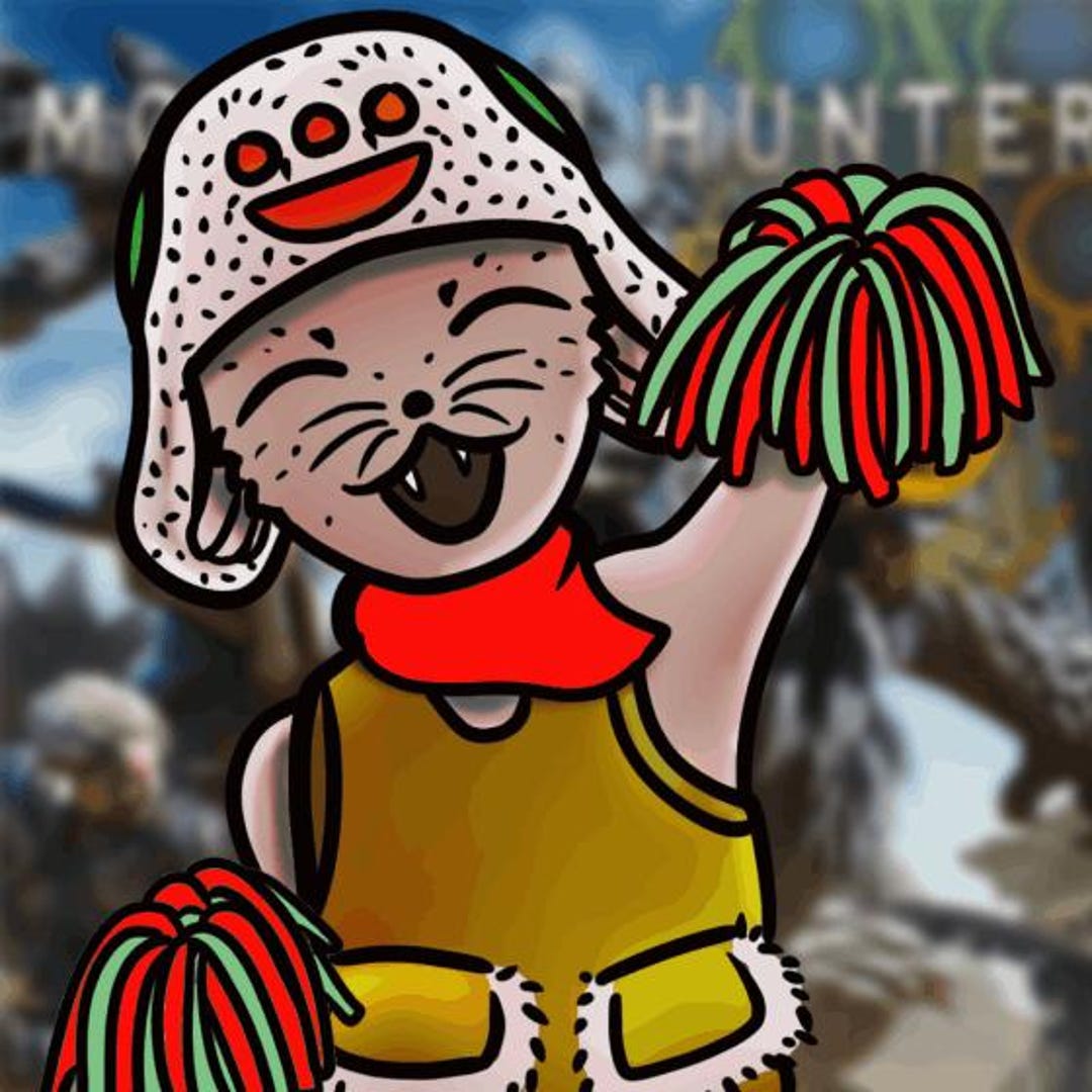 Monster Hunter Wilds Palico Animated "cheer" Emote ! - Etsy