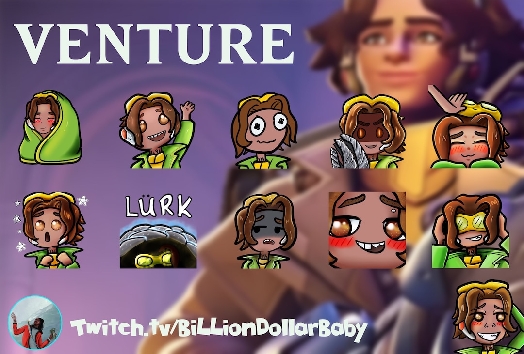 Overwatch 2 New Hero Venture Twitch Emotes ! - Etsy