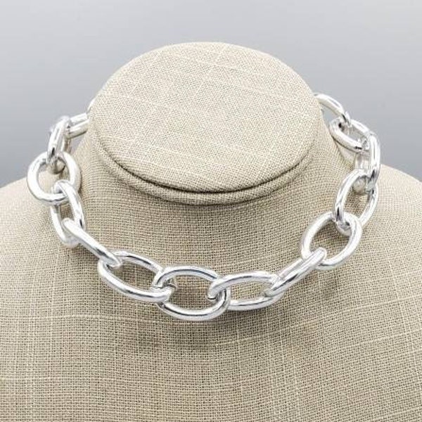Big Link Choker - Etsy