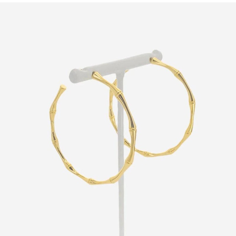 Bamboo Earrings - Etsy