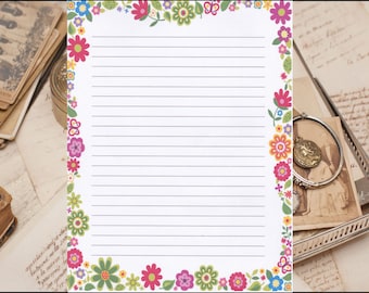 Pretty writing paper | Etsy