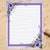 Nice Floral Edged Lined Writing Paper 8.5x11 25 Sheets and Color ...