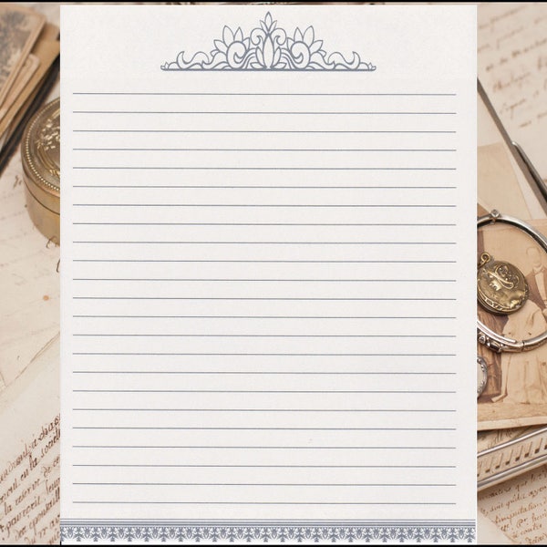 Lined Stationery - Etsy